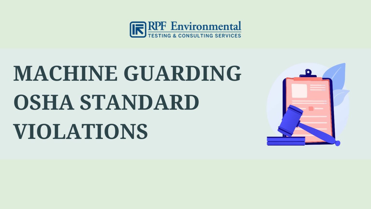 OSHA Requirements for Machine Guarding & Compliance